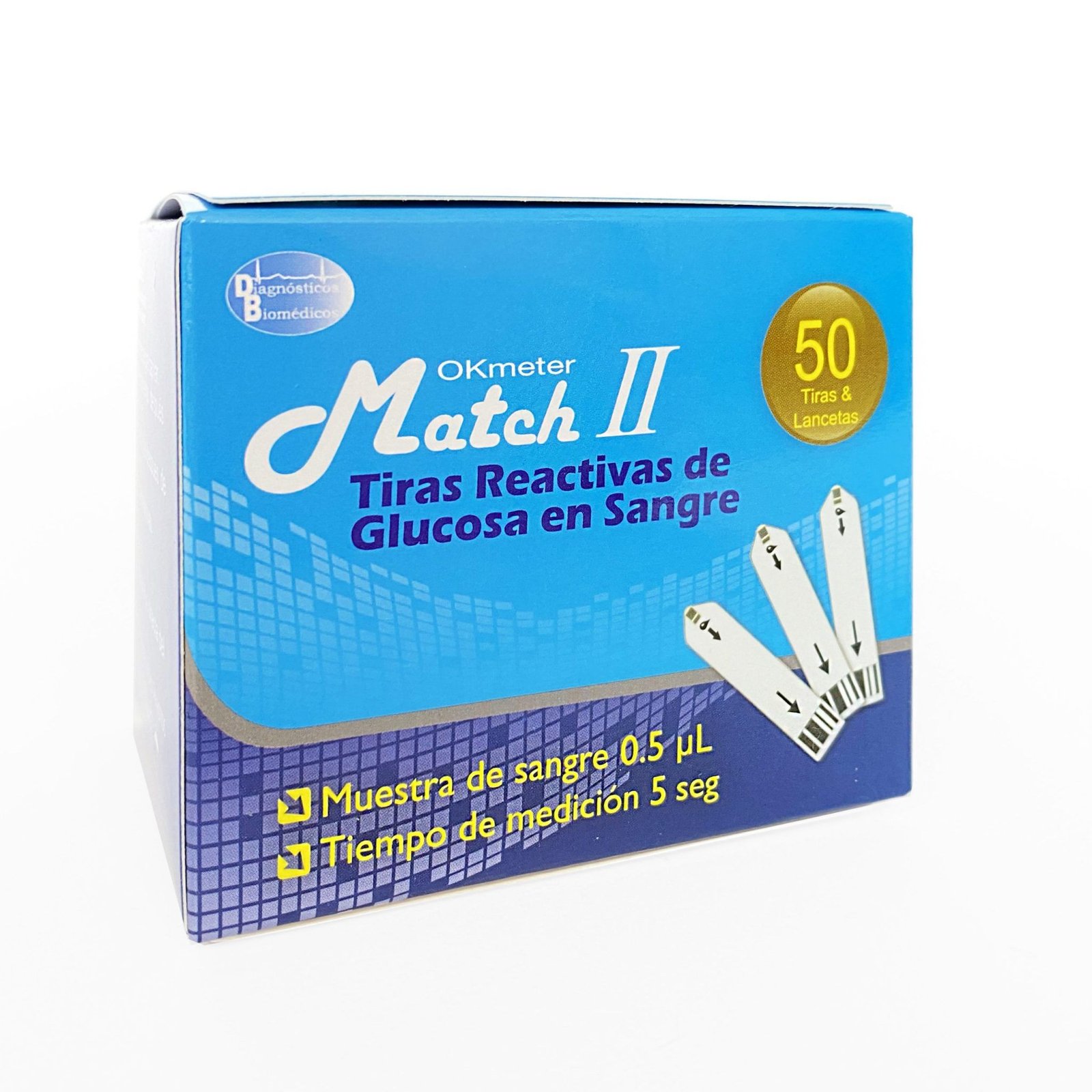 Tiras match II x 50 + 50 lancetas ⋆ Tododiabetes ️